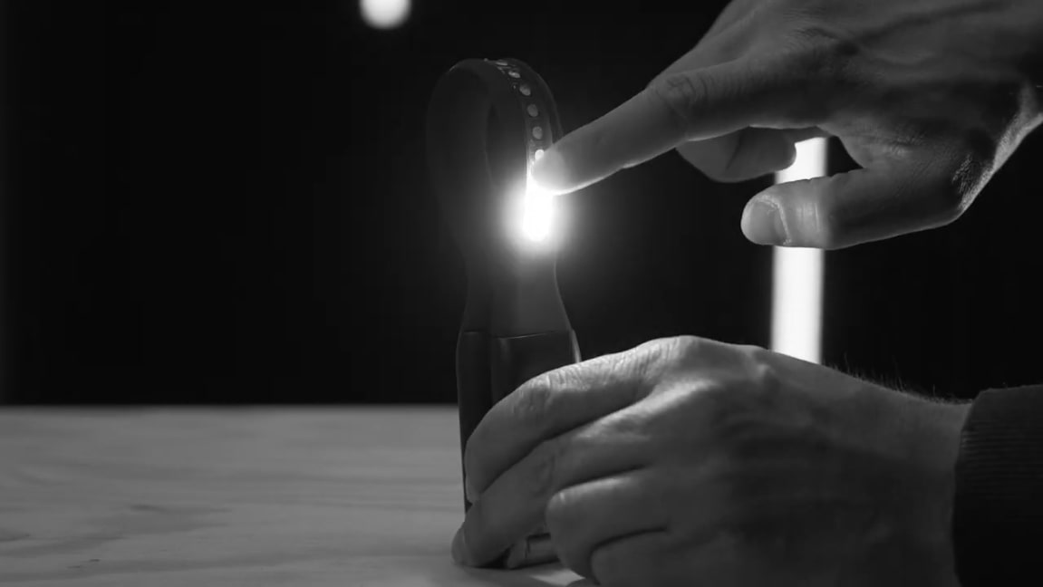 Flexible lamp with tactile control made using Nanomade quantum sensors ...